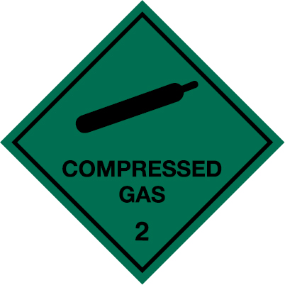 Compressed Gas Label | Allsigns