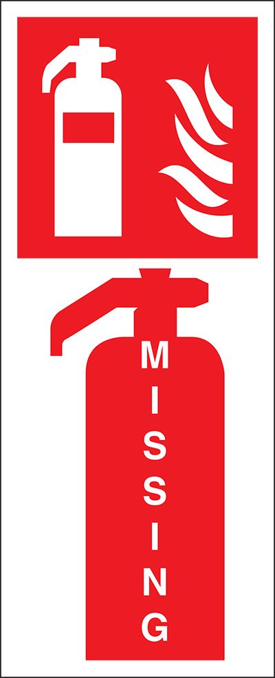 Fire Extinguisher Missing | Allsigns
