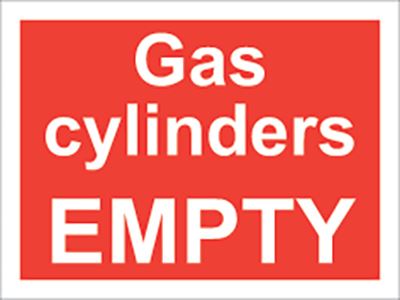 Gas Cylinders Empty | Allsigns