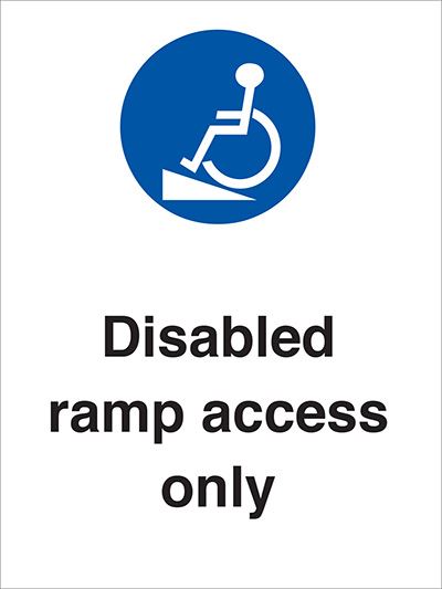 Disabled Ramp Access Only | Allsigns