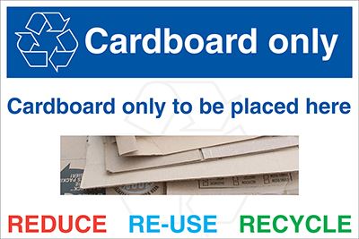 Allsigns International Ltd - Hook Sign – Paper And Card Waste Only