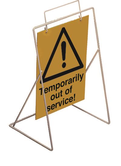 Cleaning Stand Sign – Temporarily Out Of Service | Allsigns