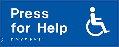 Allsigns International Ltd - Braille & Tactile – Press For Help