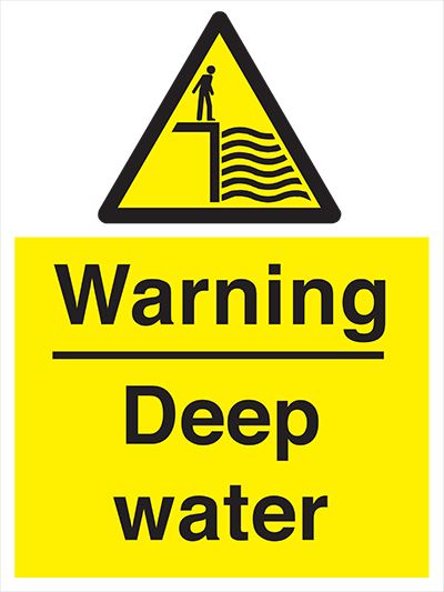 Warning Deep Water | Allsigns