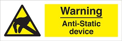 Warning Anti-Static Device | Allsigns