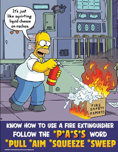 The Simpsons Safety Poster | Allsigns