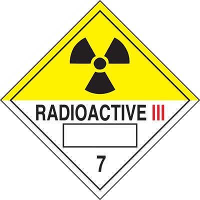 Allsigns International Ltd - Radioactive Label