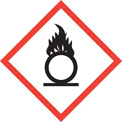 Allsigns International Ltd - Oxidising Agent (Symbol) Label
