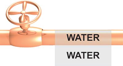 Allsigns International Ltd - Water Pipe ID Labels