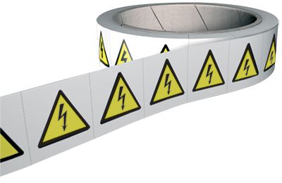 Electric Flash (Symbol) Labels | Allsigns