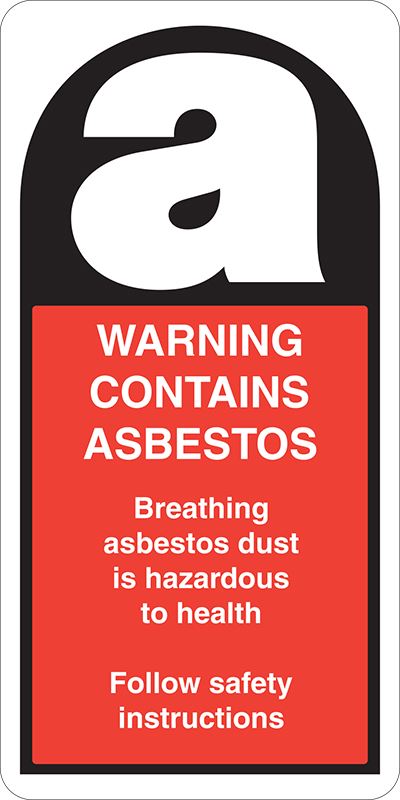 Warning Contains Asbestos.. Labels | Allsigns