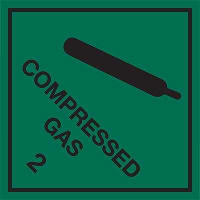 Compressed Gas Label | Allsigns