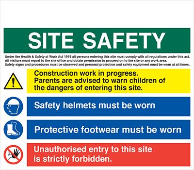 Site Safety – Complete With Your Logo | Allsigns