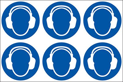 Allsigns International Ltd - Ear Defenders Symbol – Labels
