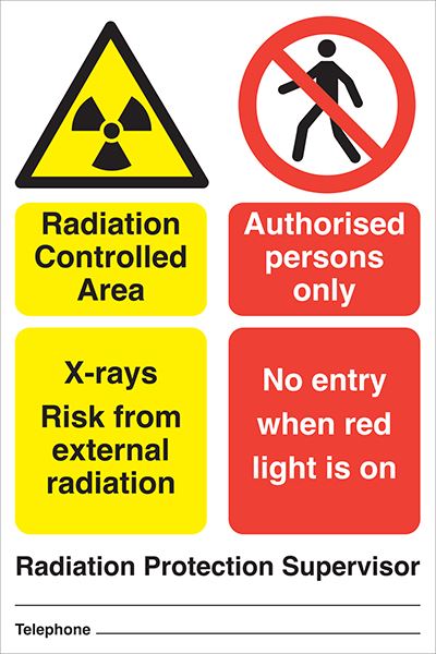 Controlled Area Sign