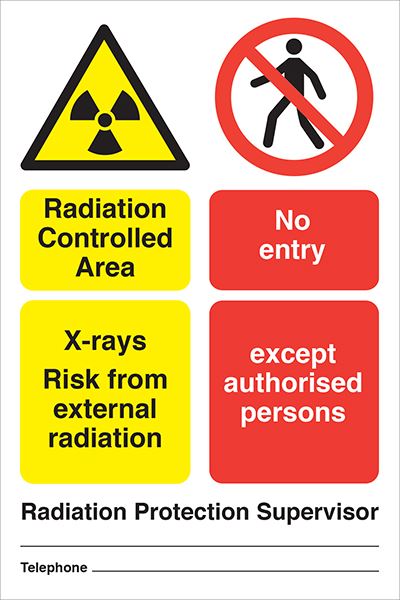 Radiation Controlled Area | Allsigns