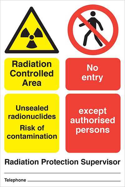 Allsigns International Ltd - Radiation Controlled Area