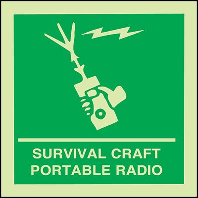 Photoluminescent – Survival Craft Portable Radio | Allsigns