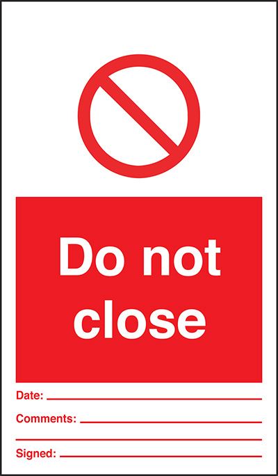 Tye Tag – Do Not Close | Allsigns