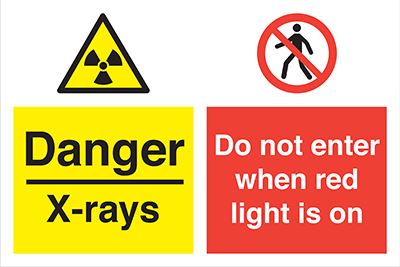 Danger X-Rays / Do Not Enter When Red Light Is On | Allsigns