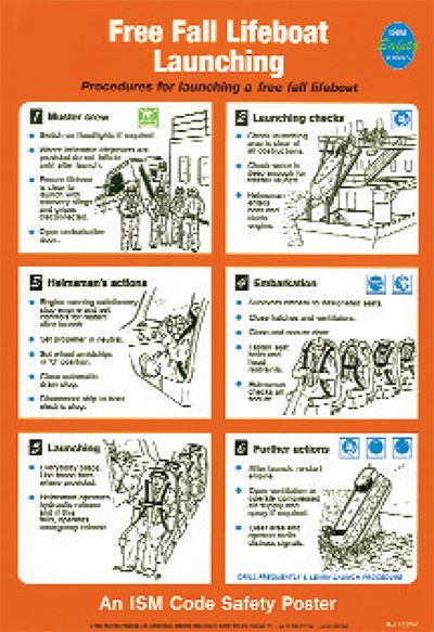 Free Fall Lifeboat Launching Poster | Allsigns